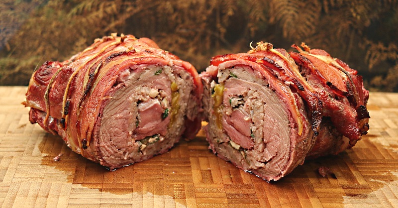 Bacon-Wrapped Pork Shoulder with Sage and Apricot – The Cook's Digest